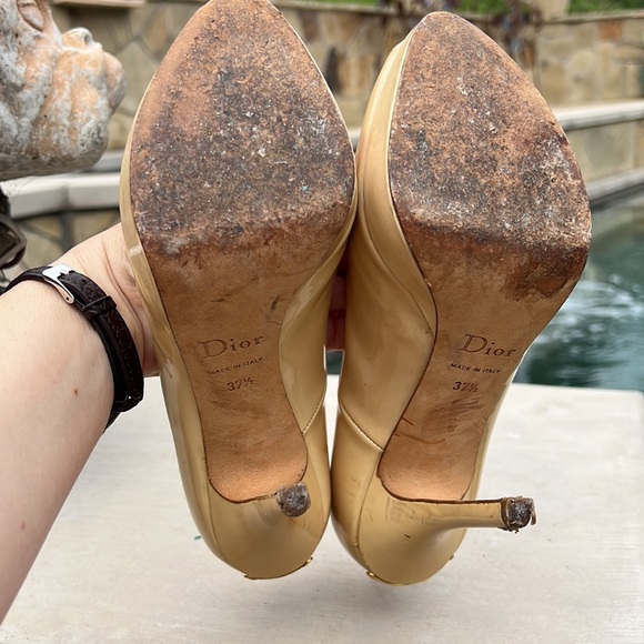 Dior | Shoes | Christian Dior Heals Wcertificate Of Authenticity | Poshmark